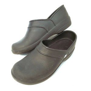 CROCS | Shoes | Crocs Womens Clogs Size 7 W Black Slip On Comfort ...